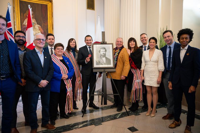 Louis Riel portrait updated to recognize Metis leader as first premier ...