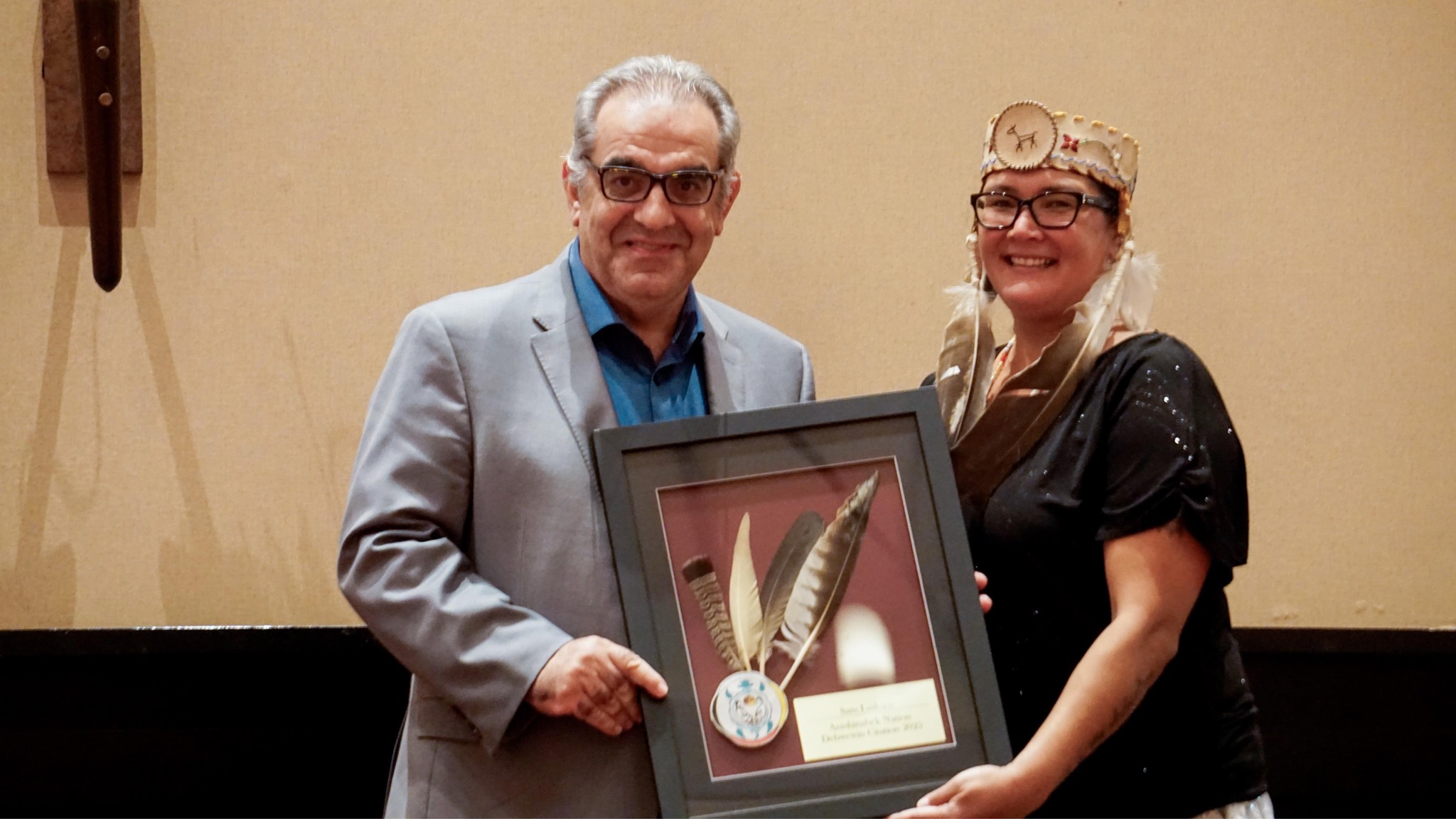 Sam Laskaris, Turtle Island News contributing writer, receives ...